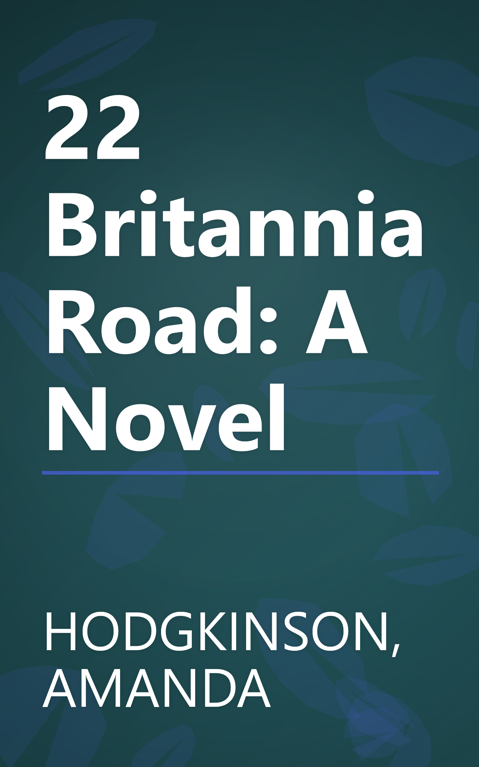 22 Britannia Road: A Novel book cover