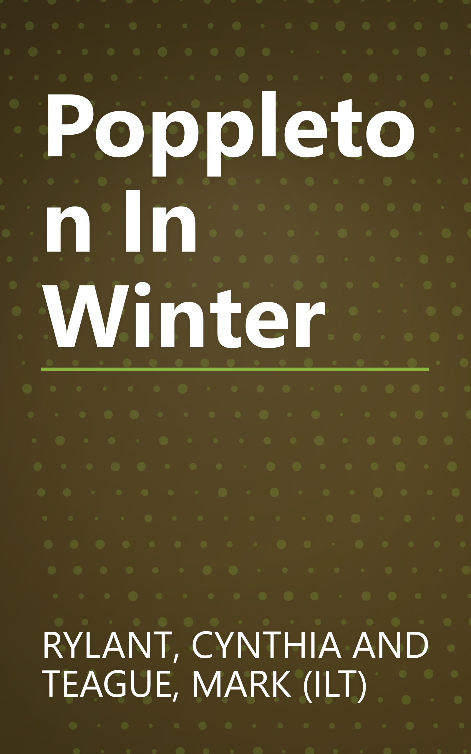Poppleton In Winter book cover