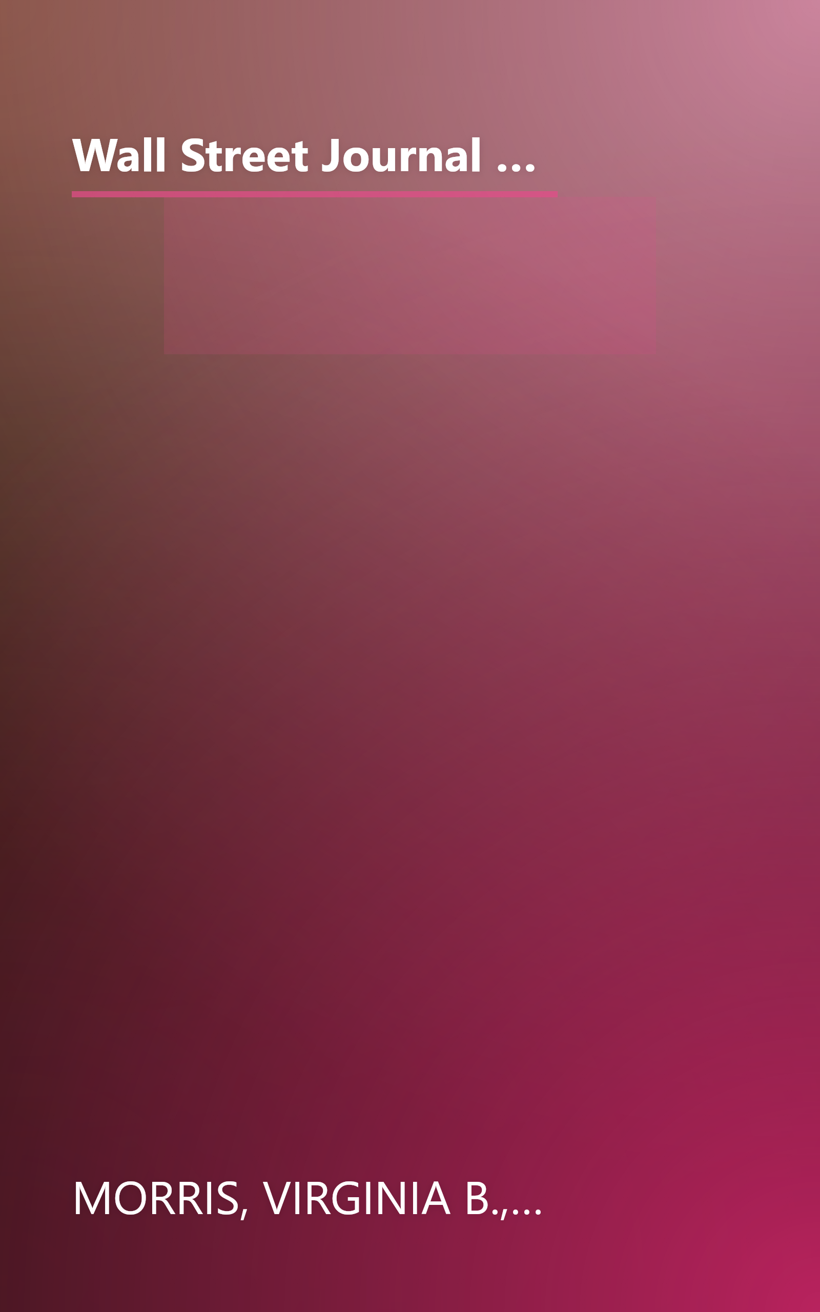 Wall Street Journal Guide to Planning Your Financial Future : The Easy-to-read Guide to Lifetime Planning for Retirement book cover