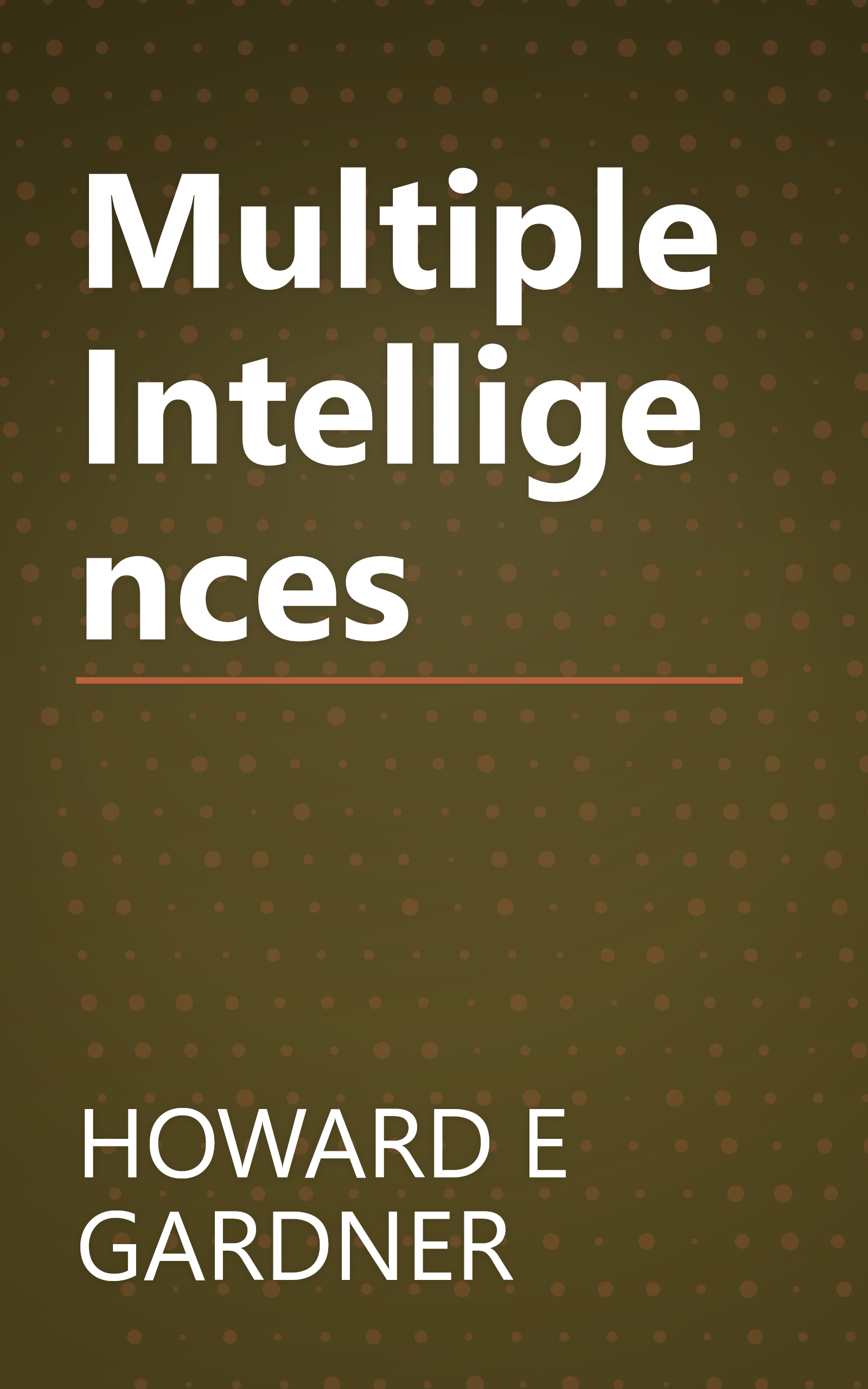 Multiple Intelligences book cover