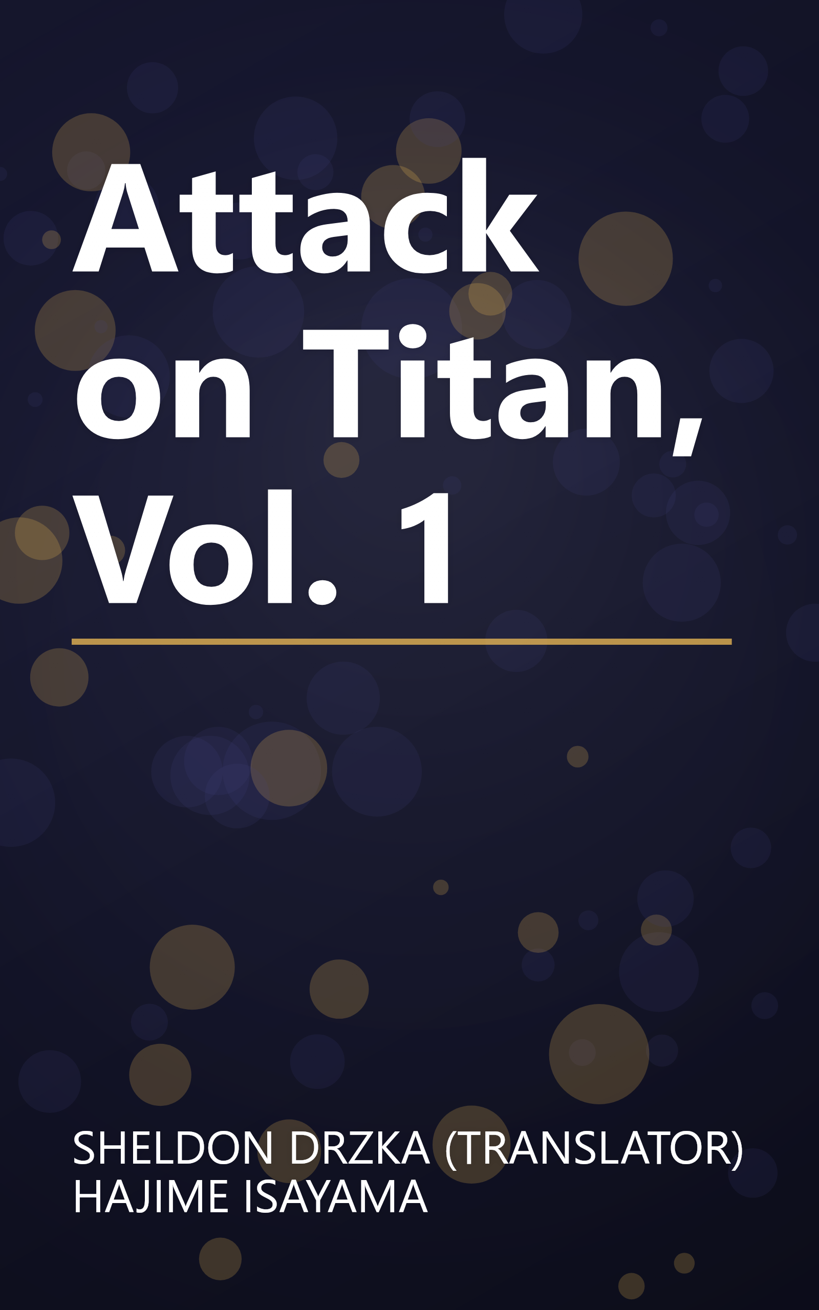 Attack on Titan, Vol. 1 book cover