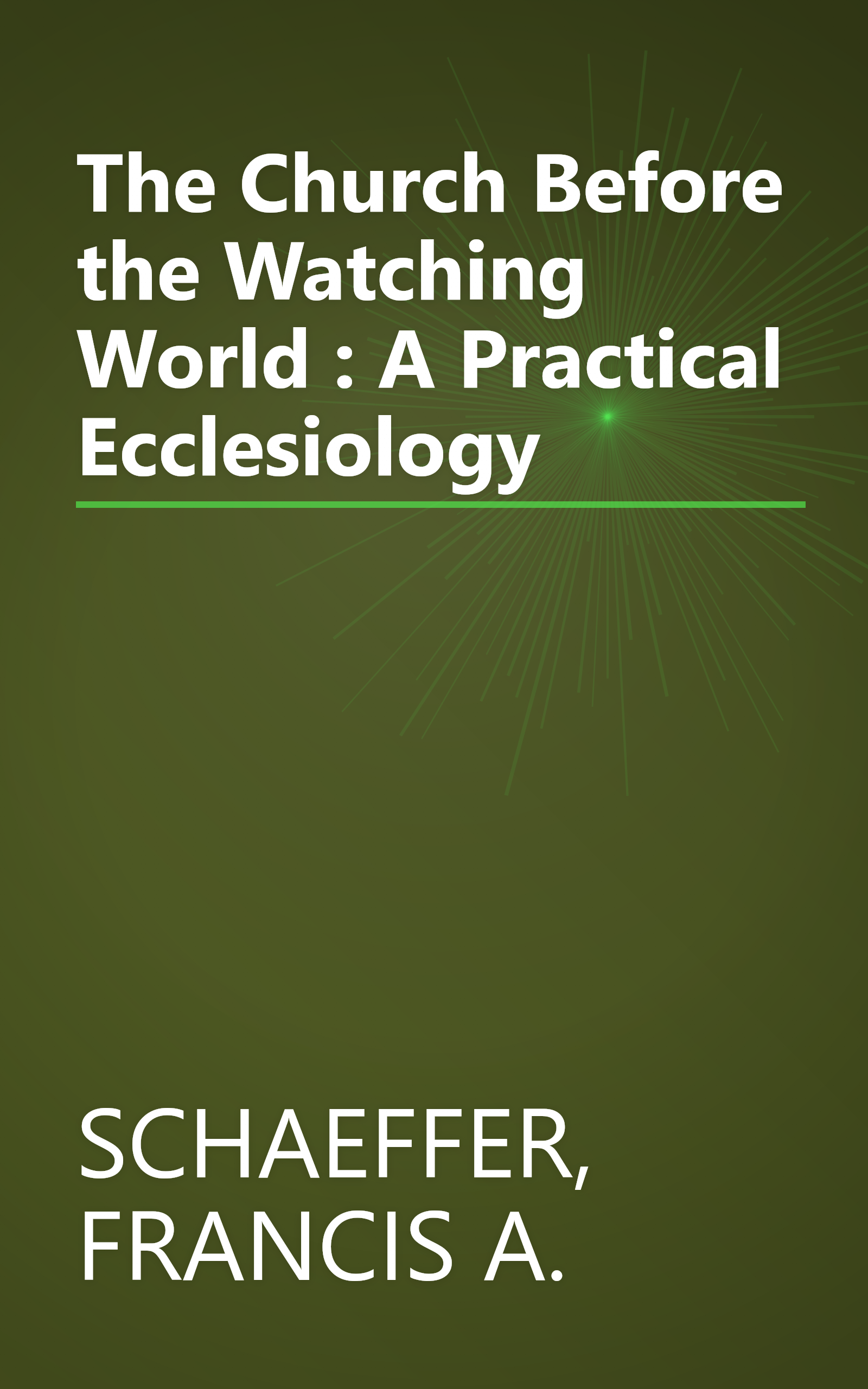 The Church Before the Watching World : A Practical Ecclesiology book cover