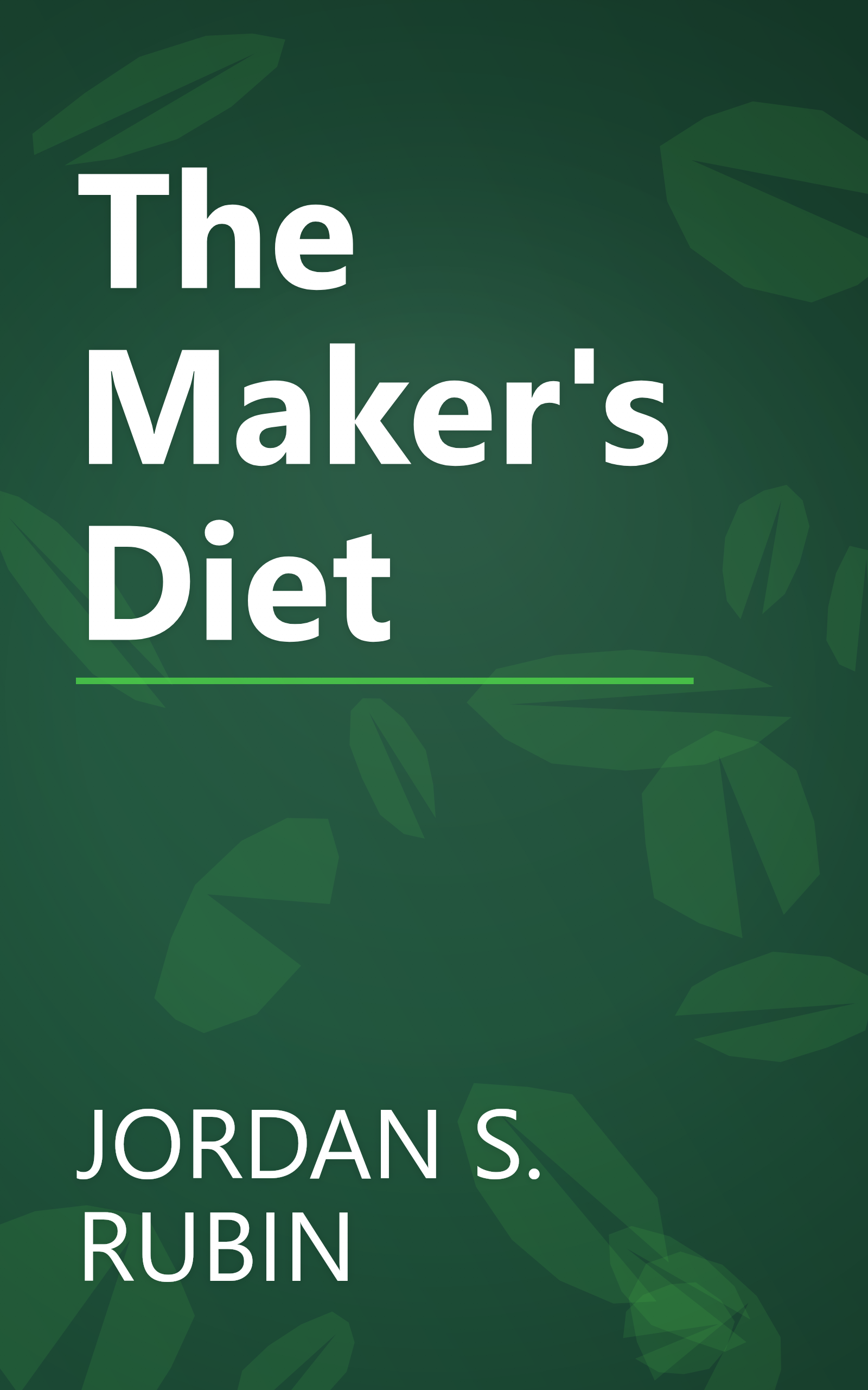 The Maker's Diet book cover
