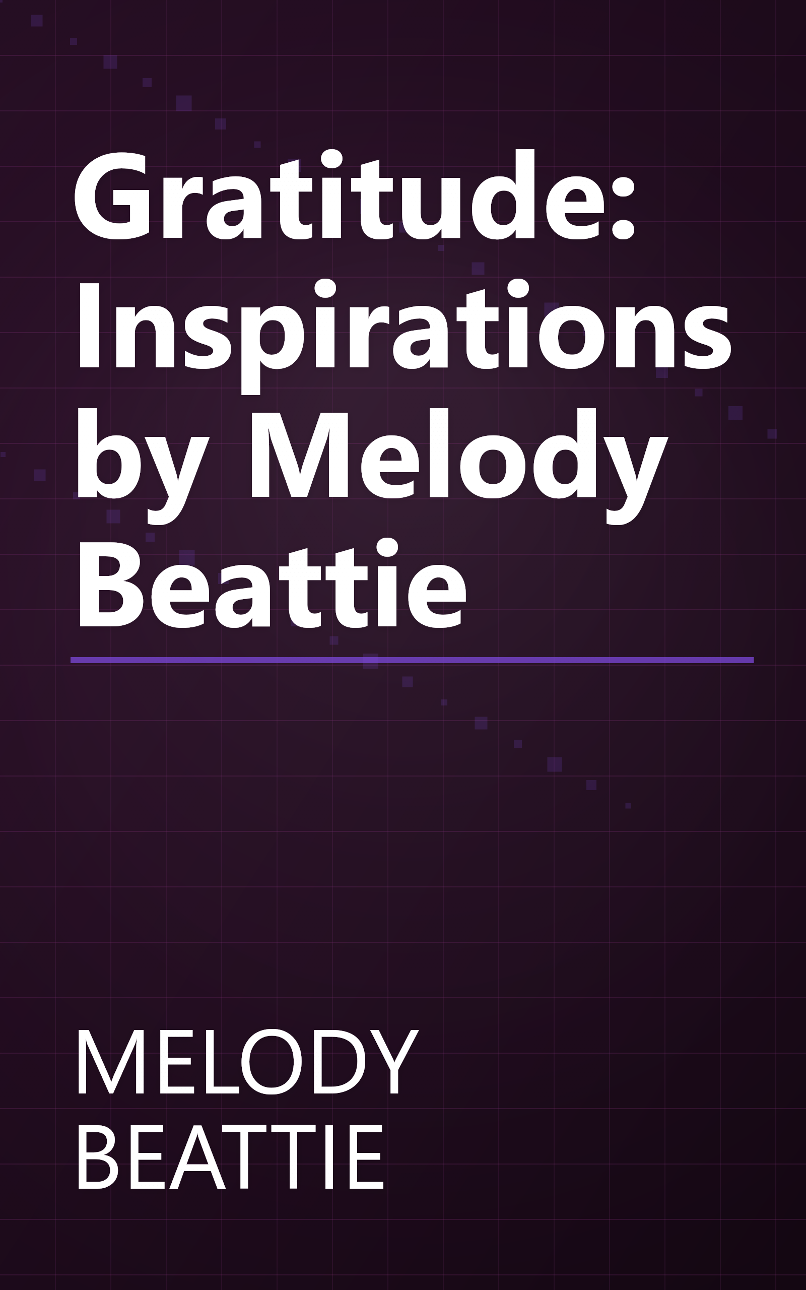 Gratitude: Inspirations by Melody Beattie book cover