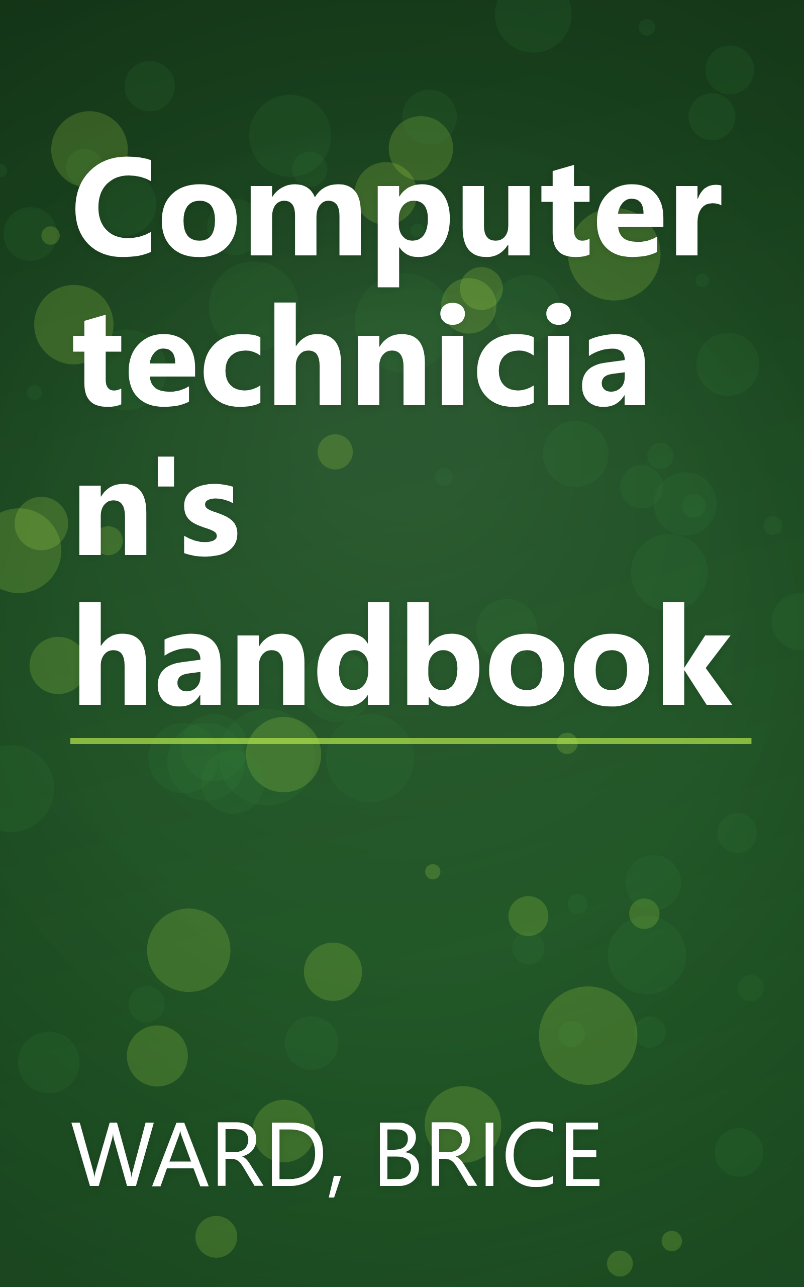 Computer technician's handbook book cover