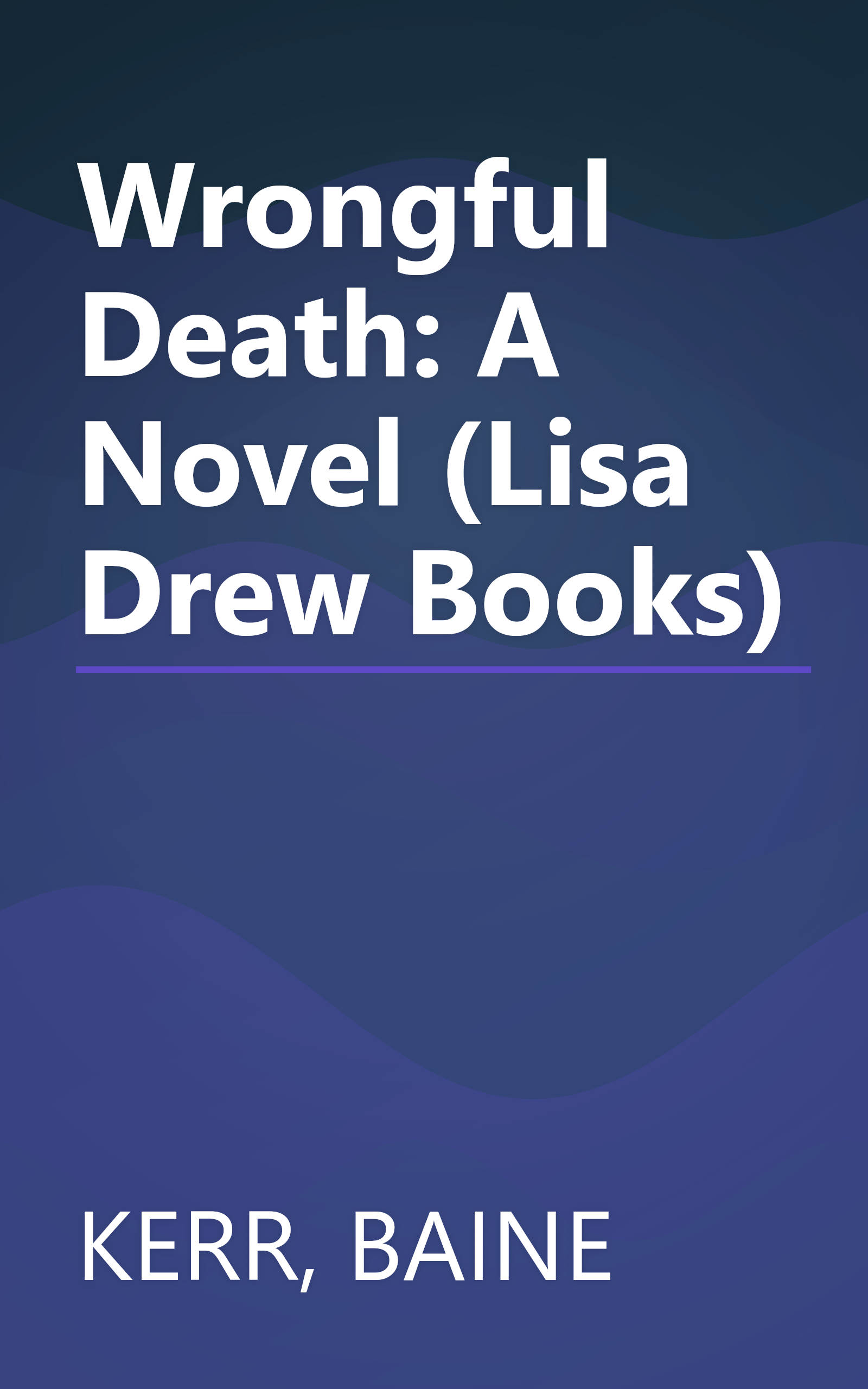 Wrongful Death: A Novel (Lisa Drew Books) book cover