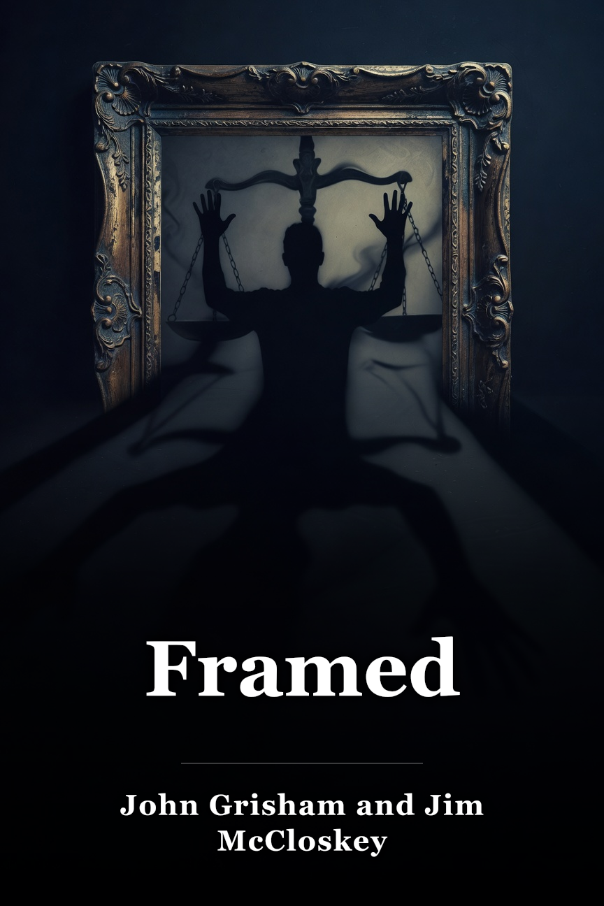Framed book cover