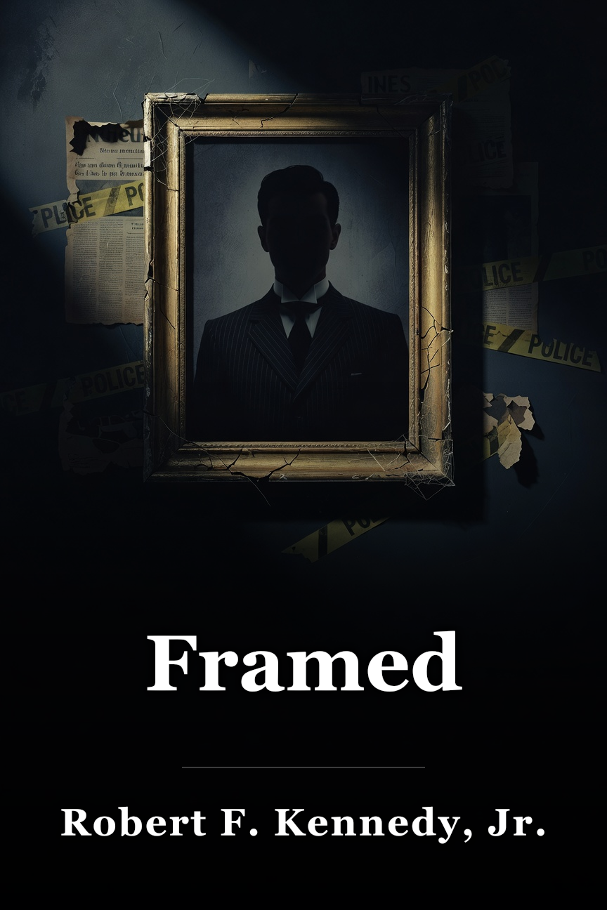Framed book cover
