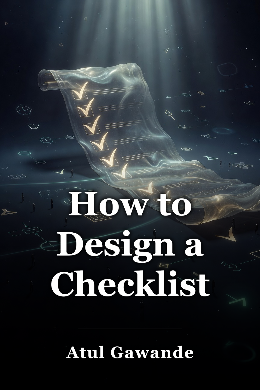 How to Design a Checklist book cover
