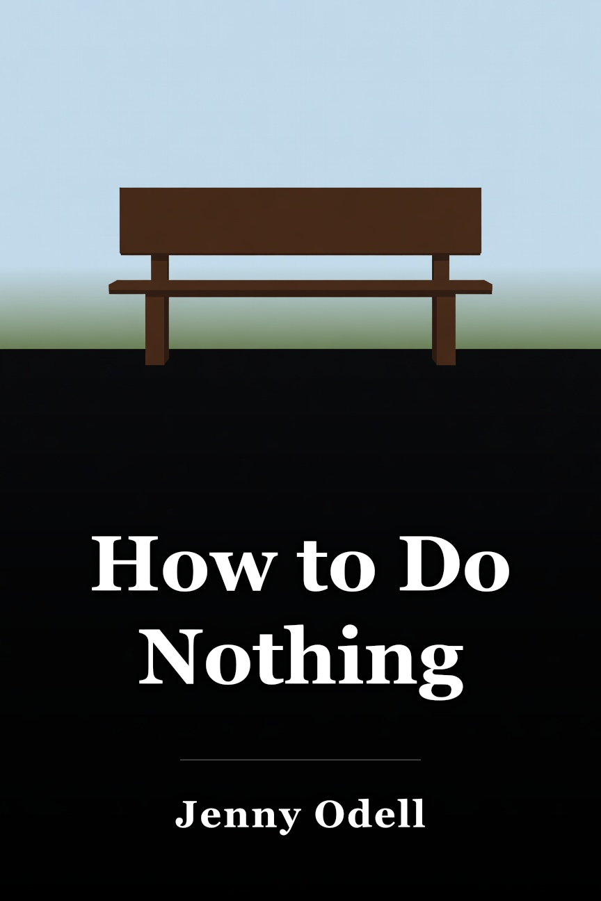 How to Do Nothing book cover