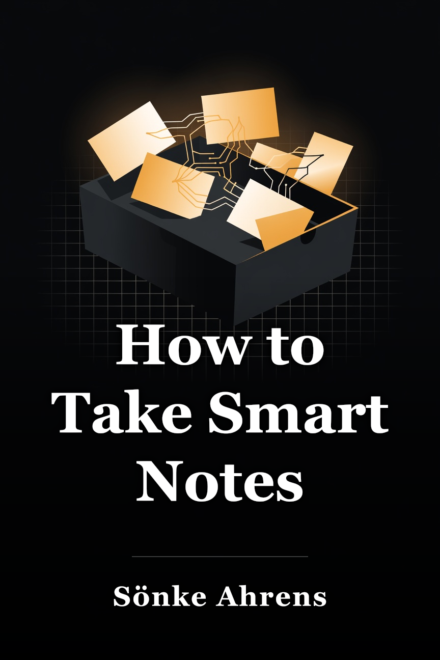 How to Take Smart Notes book cover
