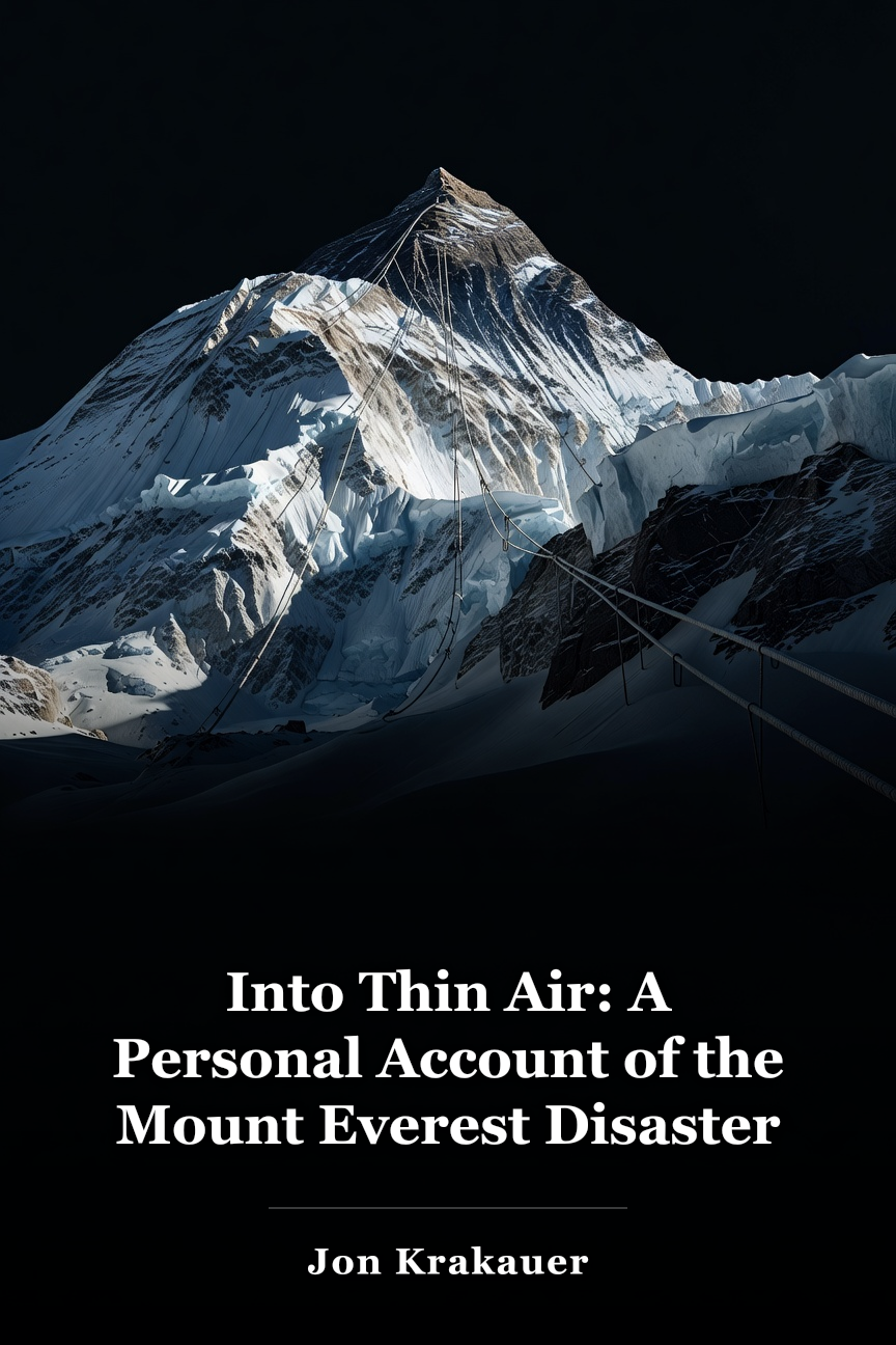 Into Thin Air: A Personal Account of the Mount Everest Disaster book cover