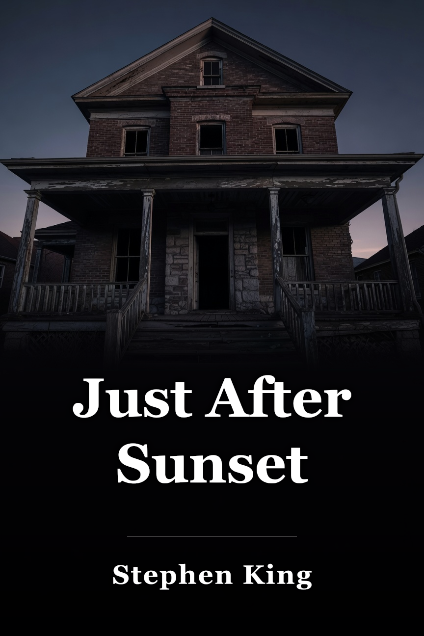 Just After Sunset book cover