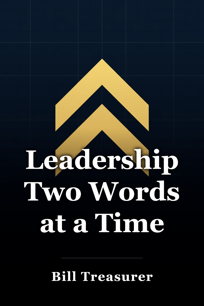 Leadership Two Words at a Time book cover
