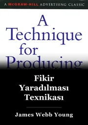 A Technique for Producing Ideas book cover
