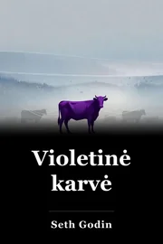 Violetinė karvė book cover