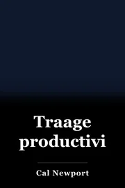Traage productiviteit book cover