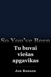 Tu buvai viešas apgavikas book cover