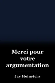 Merci pour votre argumentation book cover