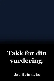 Takk for din vurdering. book cover