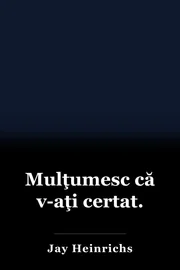 Mulţumesc că v-aţi certat. book cover
