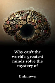 Why can't the world's greatest minds solve the mystery of consciousness? book cover