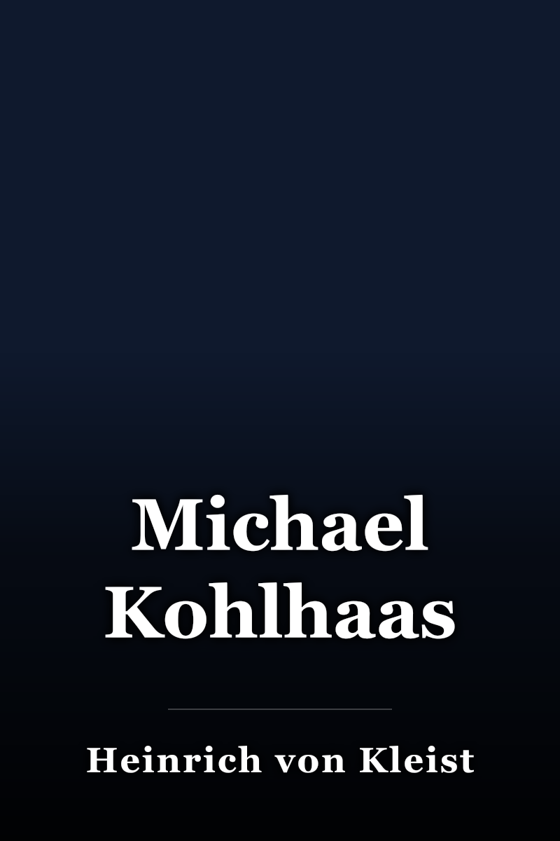 Michael Kohlhaas book cover