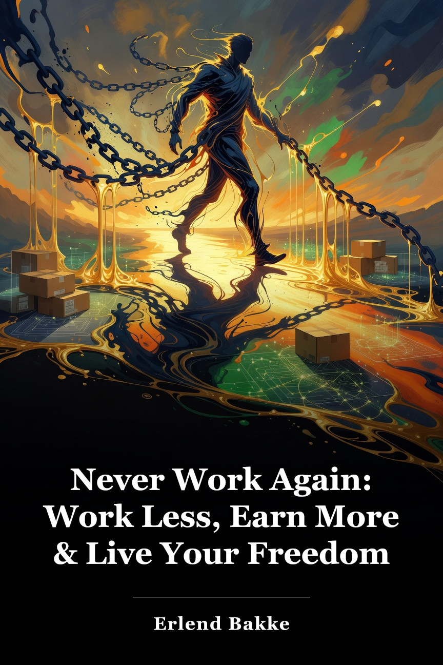 Never Work Again: Work Less, Earn More & Live Your Freedom book cover