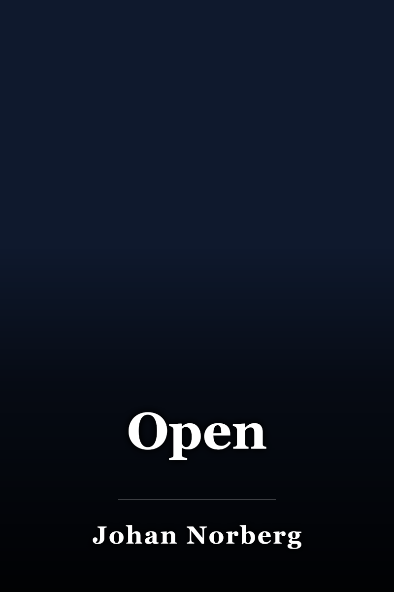 Open book cover