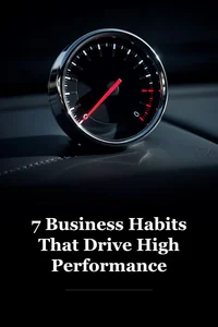 7 Business Habits That Drive High Performance book cover
