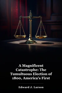 A Magnificent Catastrophe: The Tumultuous Election of 1800, America's First Presidential Campaign book cover