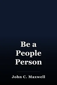 Be a People Person book cover