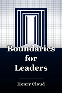 Boundaries for Leaders book cover