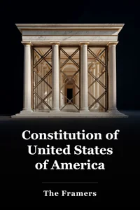 Constitution of United States of America book cover