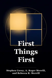 First Things First book cover