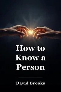 How to Know a Person book cover