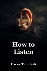 How to Listen book cover