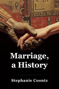Marriage, a History book cover