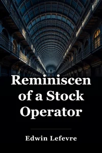 Reminiscences of a Stock Operator book cover