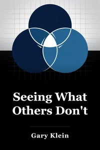 Seeing What Others Don't book cover