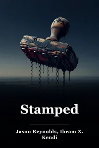 Stamped book cover