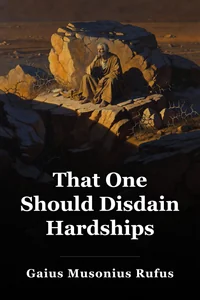 That One Should Disdain Hardships book cover