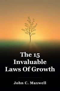 The 15 Invaluable Laws Of Growth book cover