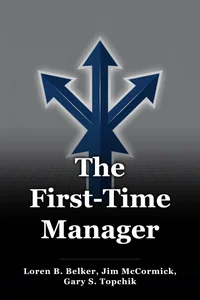The First-Time Manager book cover