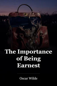 The Importance of Being Earnest book cover