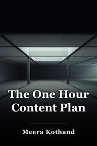 The One Hour Content Plan book cover