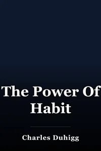 The Power Of Habit book cover