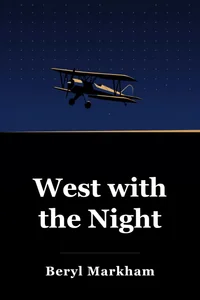West with the Night book cover