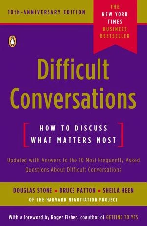 Difficult Conversations book cover