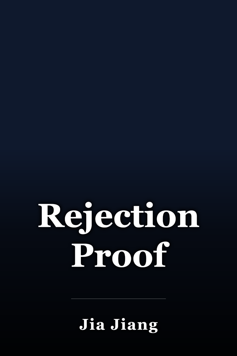 Rejection Proof book cover